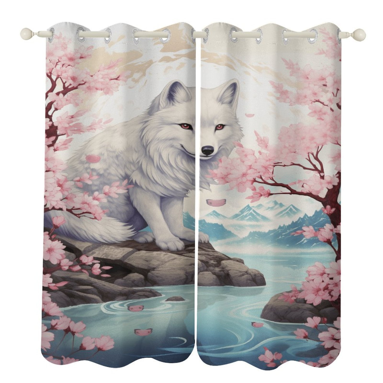 Fox Curtain Home Decoration Living Room Curtains Window Treatments For ...