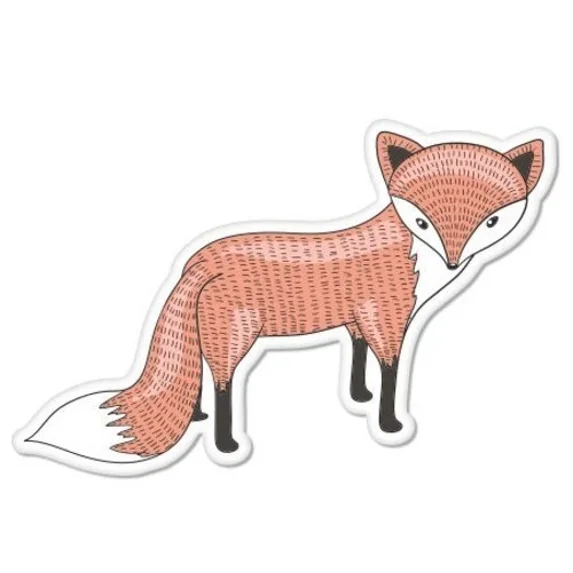 Fox Cute Sticker Phone Decal Water Bottle Stickers Car Decals, Laptop ...