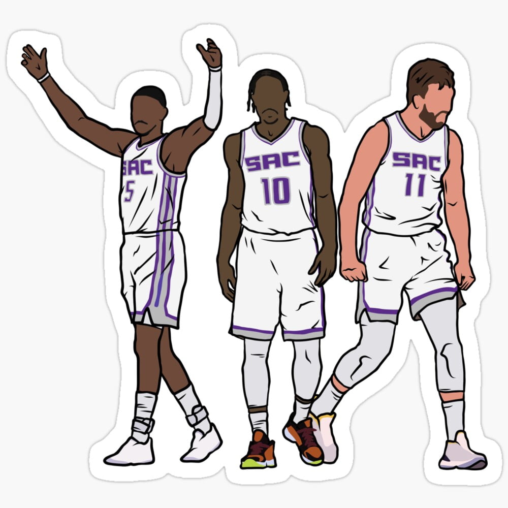 Fox, Demar & Sabonis Sticker Phone Decal Water Bottle Stickers Car ...