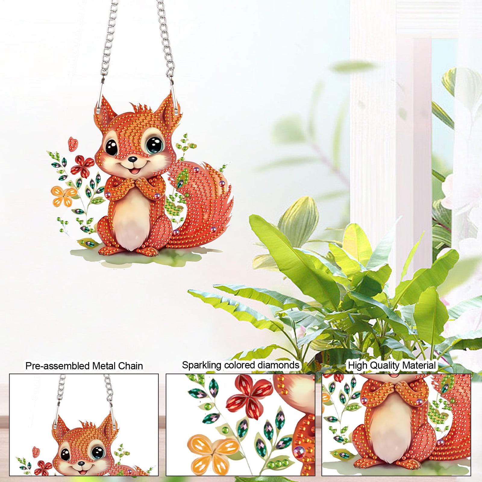 Fox Diamond Art Painting Kit Hanging - Walmart.com