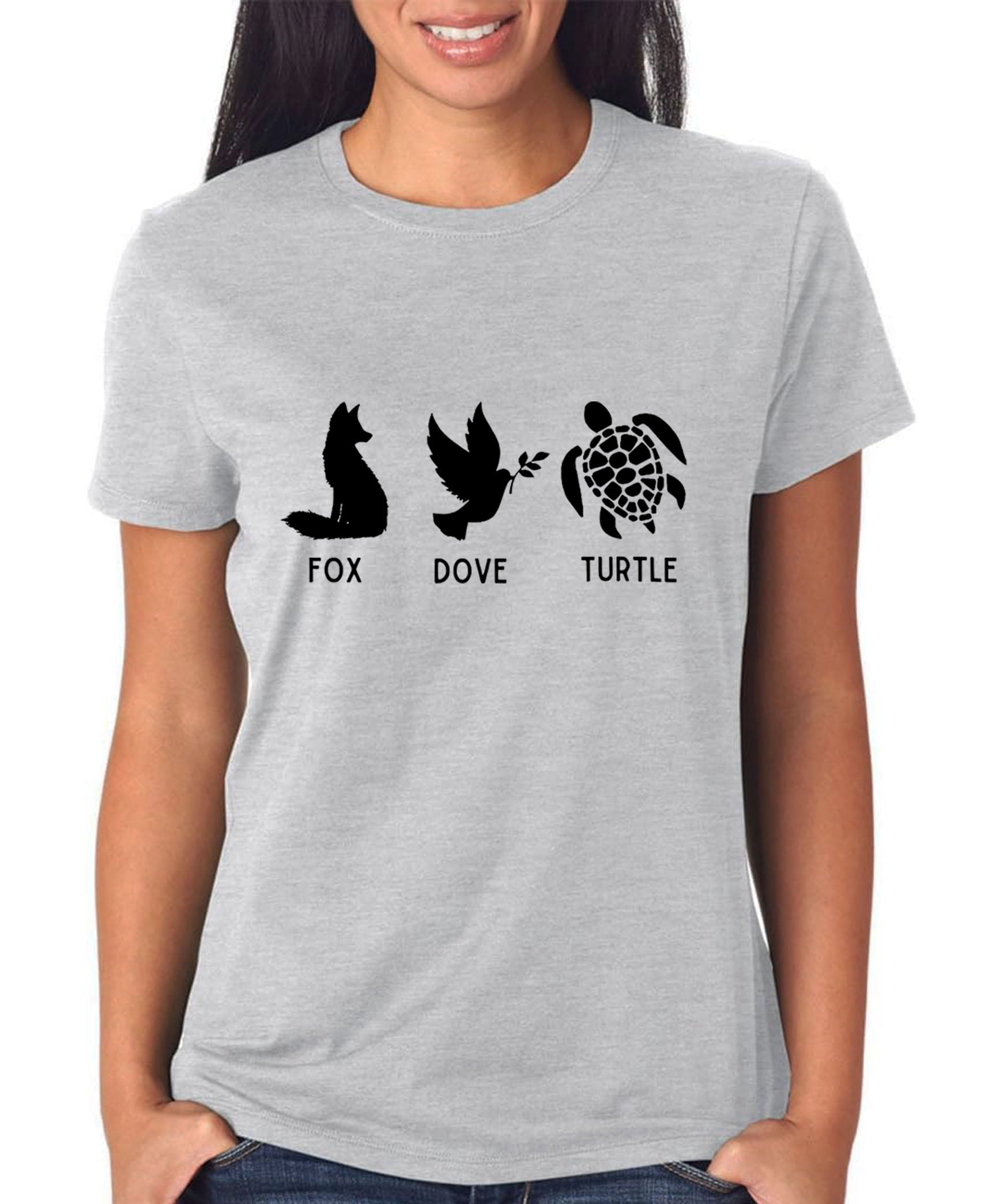 Fox Dove Turtle Hat, Fox Dove Turtle Baseball Cap, Casual Animal Print ...