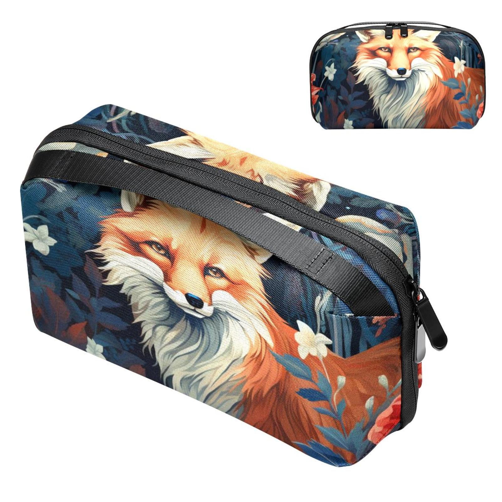 Fox Electronic Organizer Travel Case, Waterproof Oxford Cloth Storage ...