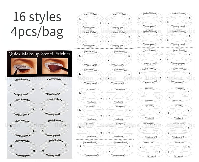 Fox Eye Makeup Stencils Eyeliner Stencil Mold Template Shaping Tools ...