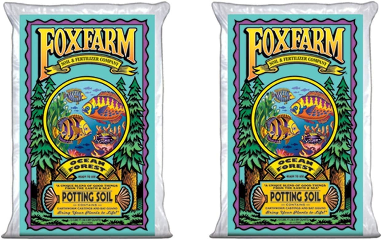 Fox Farm Ocean Forest Garden Potting Soil 1.5 bags, 3 Cu Ft Mix ...