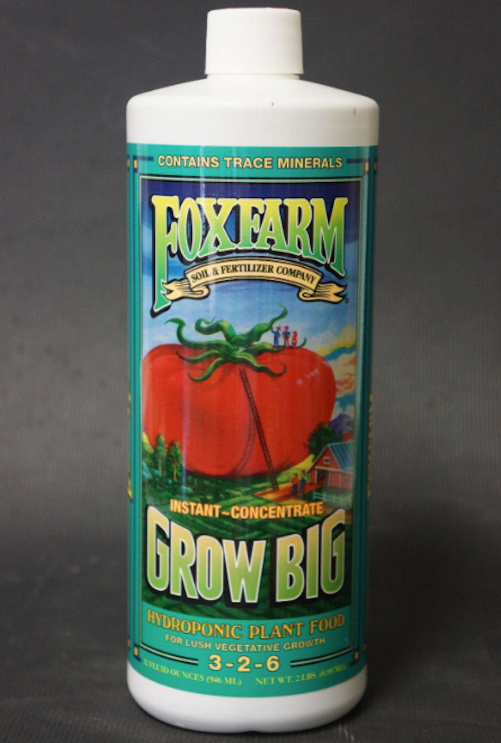 Fox Farm Grow Big Hydro 1 Quart qt 32oz - nutrient fertilizer base fox ...