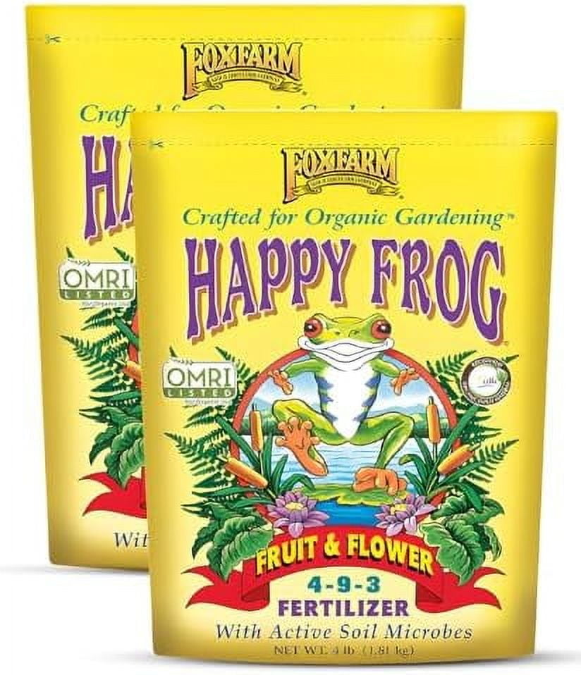 Fox Farm Happy Frog Fruit & Flower Fertilizer – Organic Blend for ...