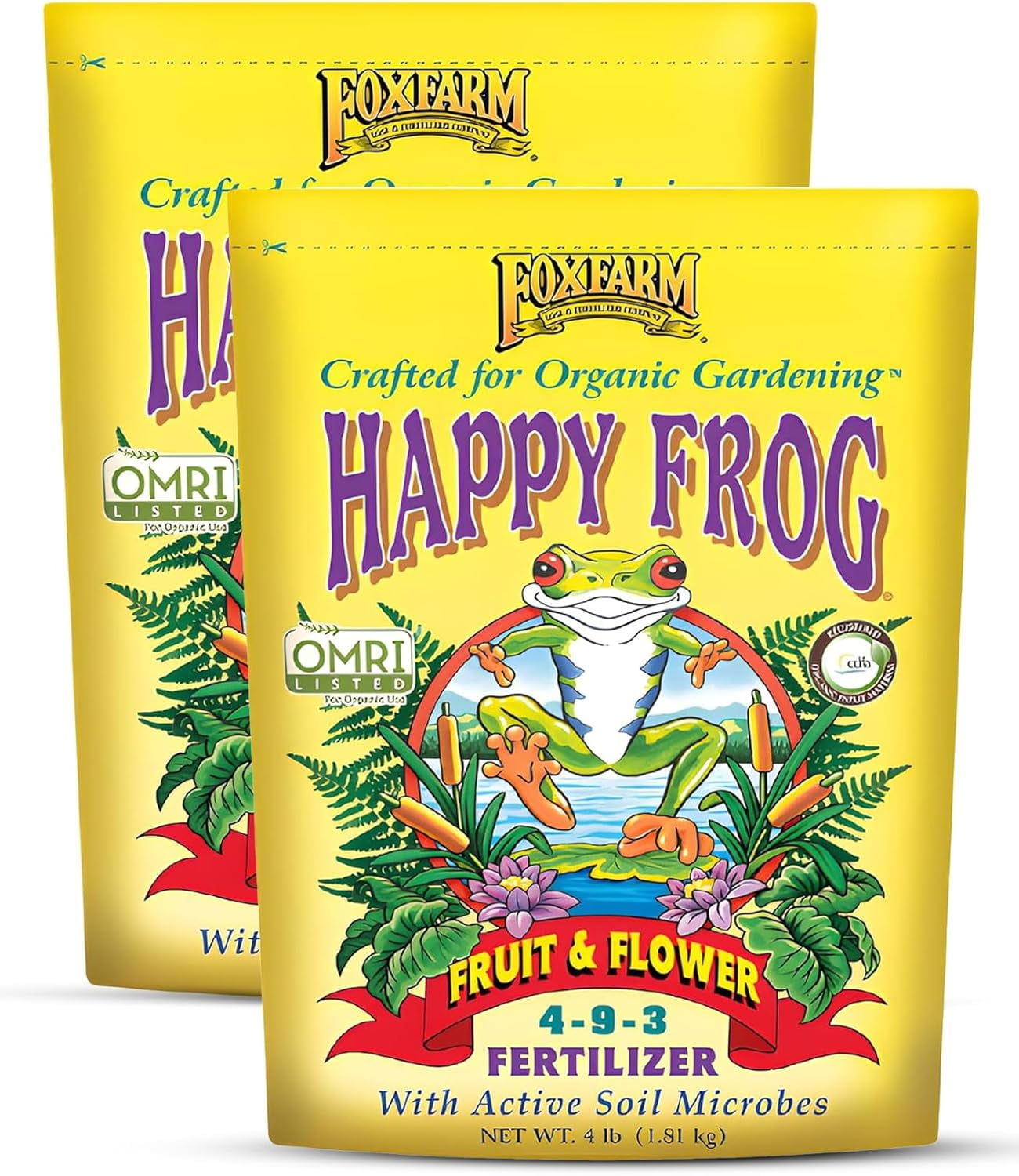 Fox Farm Happy Frog Fruit & Flower Fertilizer – Organic Blend for ...