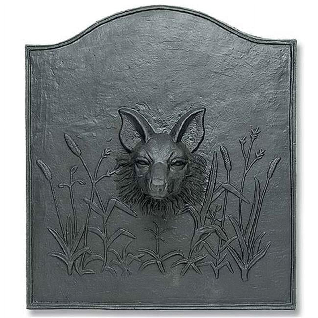Walmart Fox Fireback Fireplace Accessory - Cast Iron - Black - Walmart.com