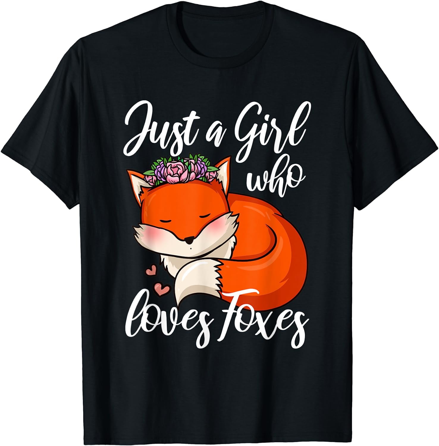 Fox Gift Just a Girl Who Loves Foxes T-Shirt - Walmart.com
