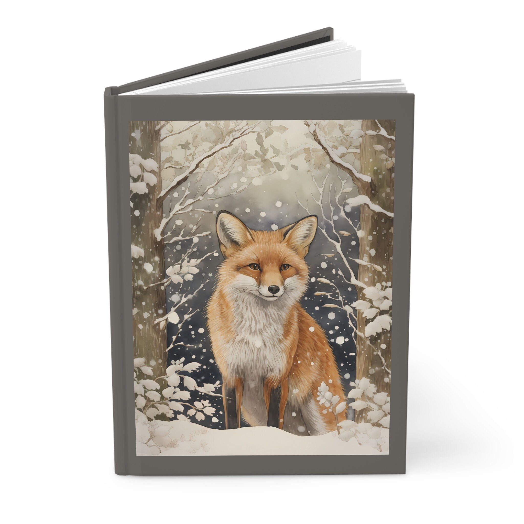 Fox Gifts, Winter Fox, Artful Fox Journal, Fox Lover Notebook ...