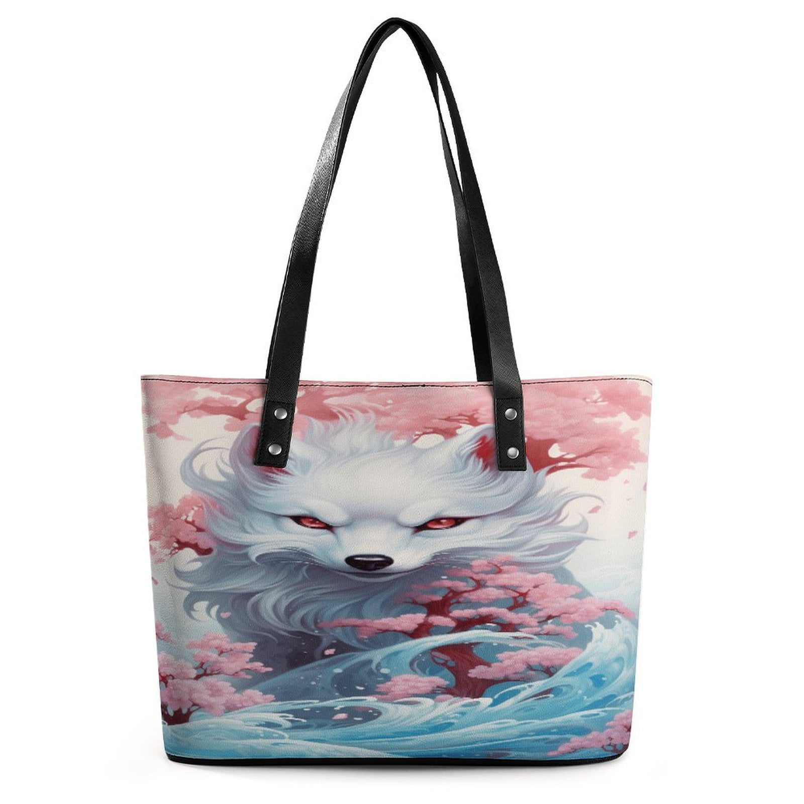 Fox Handbags PU Leather Shoulder Bag Tote Bag Top-Handle Hand Bags ...
