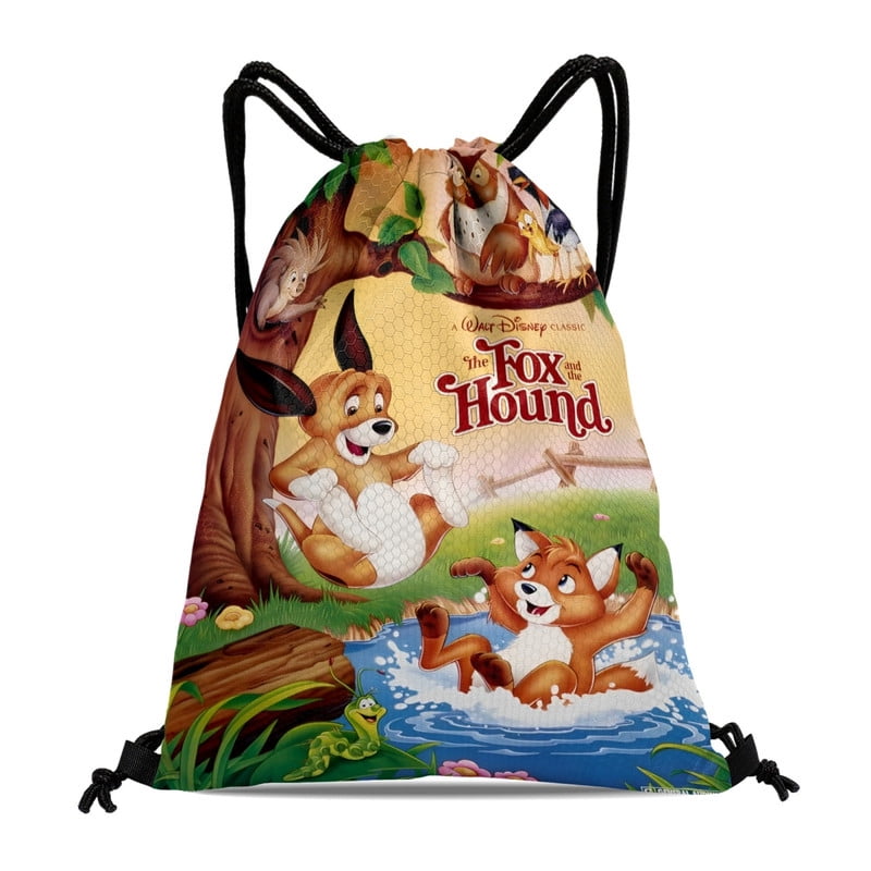 The Fox and the Hound canvas Tote Bag for Women Aesthetic Cute Cat ...