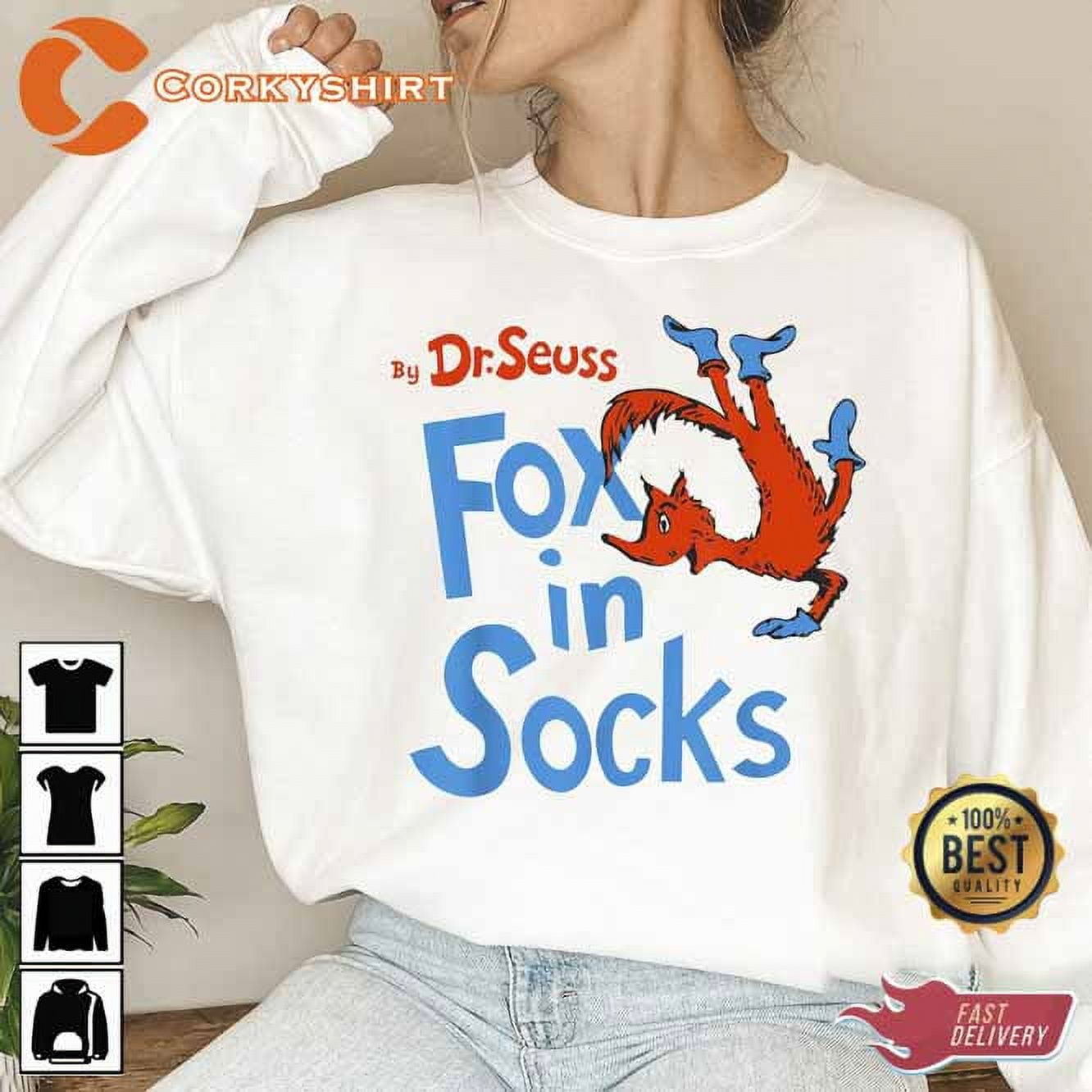 Fox In Socks Dr Seuss Shirt - Walmart.com