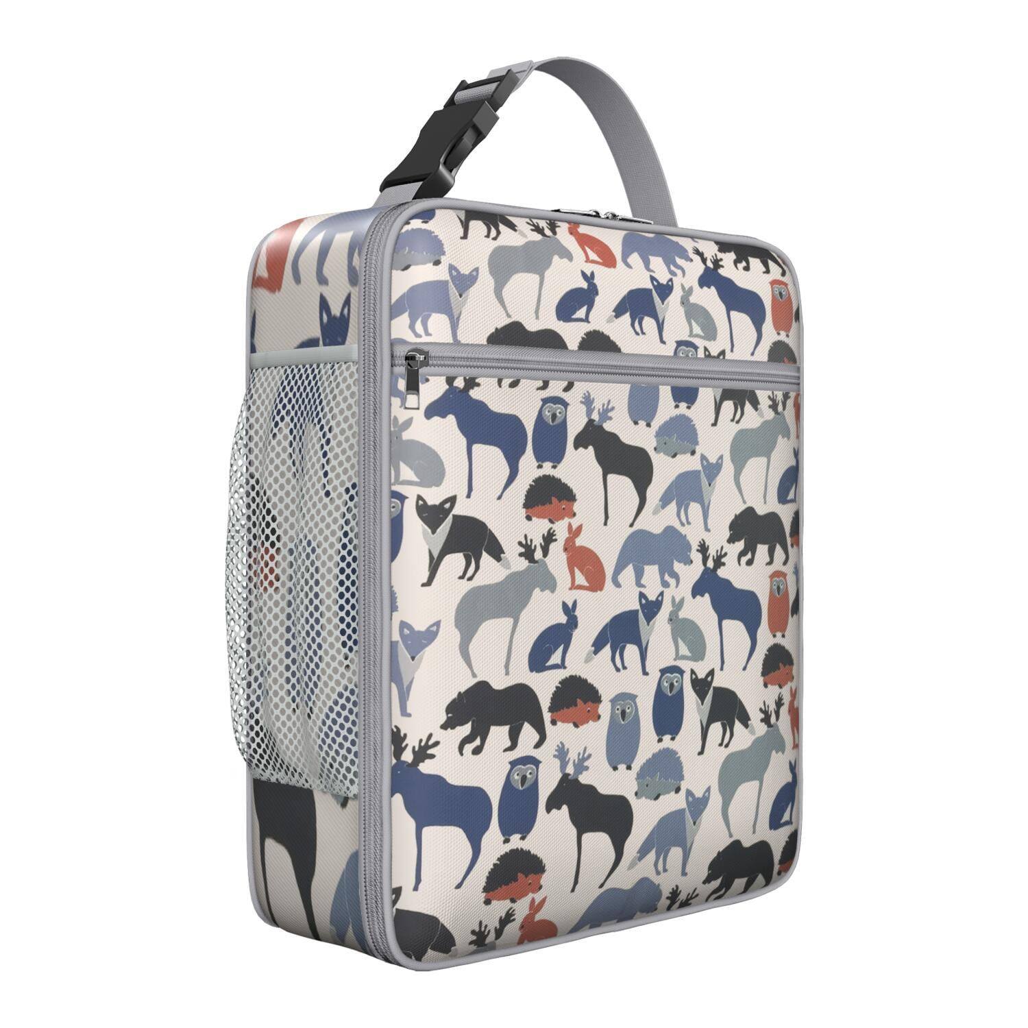 Fox Insulated Lunch Bag Box Student Reusable Lunch Tote Bag with ...