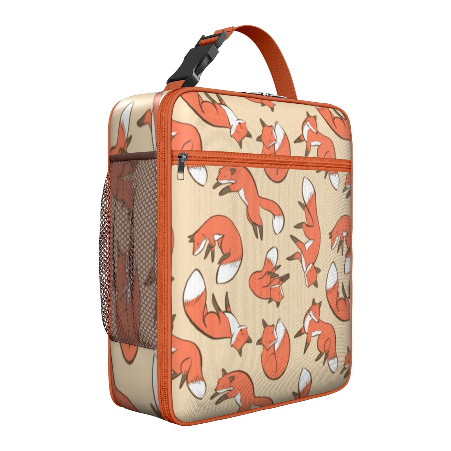 Fox Insulated Lunch Box Student Reusable Lunch Tote Bag Fit Most Bento ...