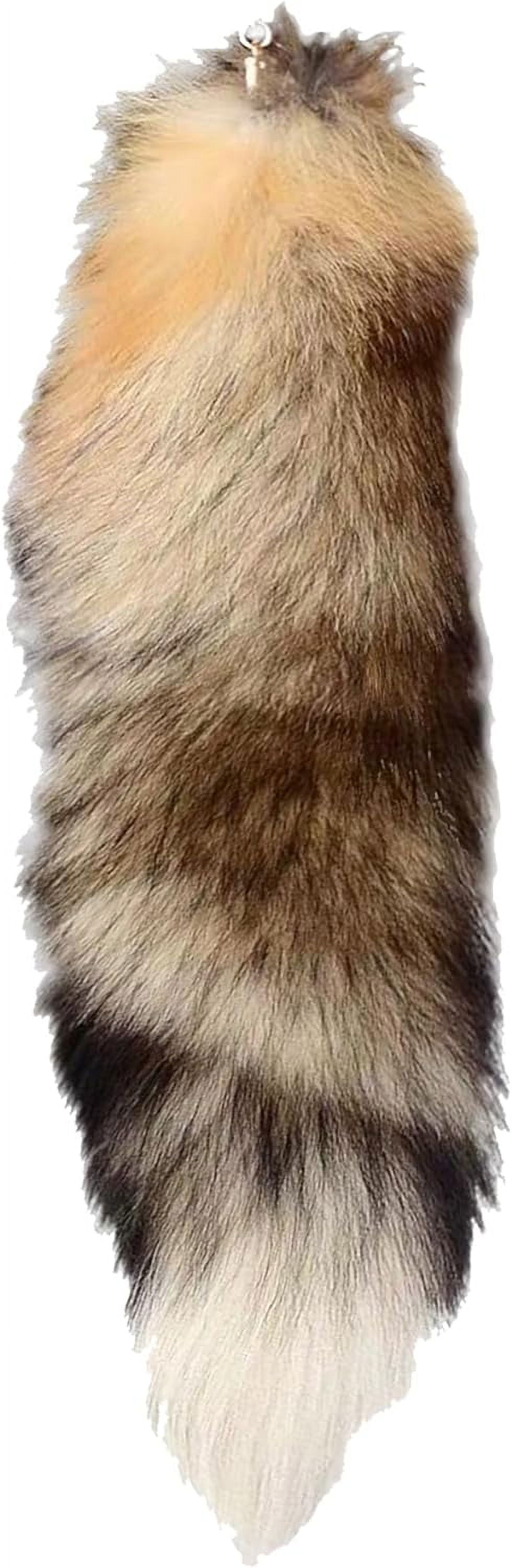 Fox Keychain,Fluffy Keychain Fox Tail,Plush Keychain for Women,Cute ...