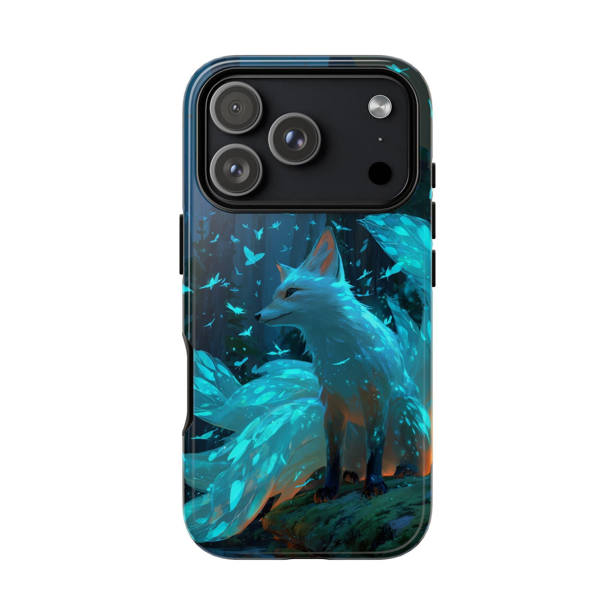 Fox Kitsune Tails Spirit Forest Mythical Creature Phone Case with ...