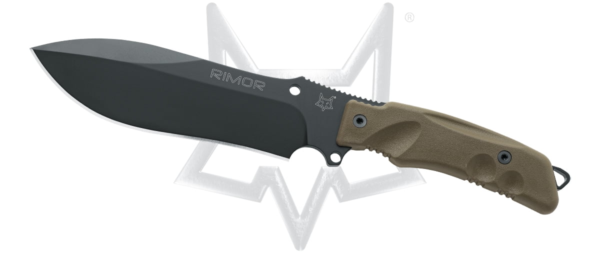 Fox Knives Rimor FX-9CM07OD Fixed Blade Knife OD Green FRN & N690Co ...