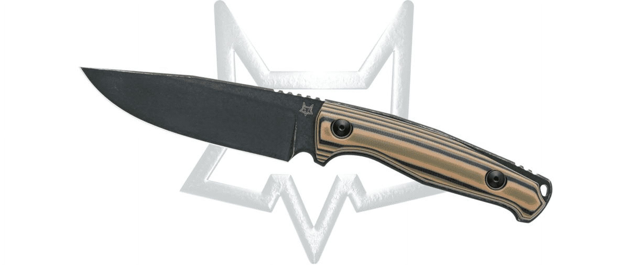 Fox Knives TUR FX-529TR Fixed Blade Multi Color G10 Black N690Co ...