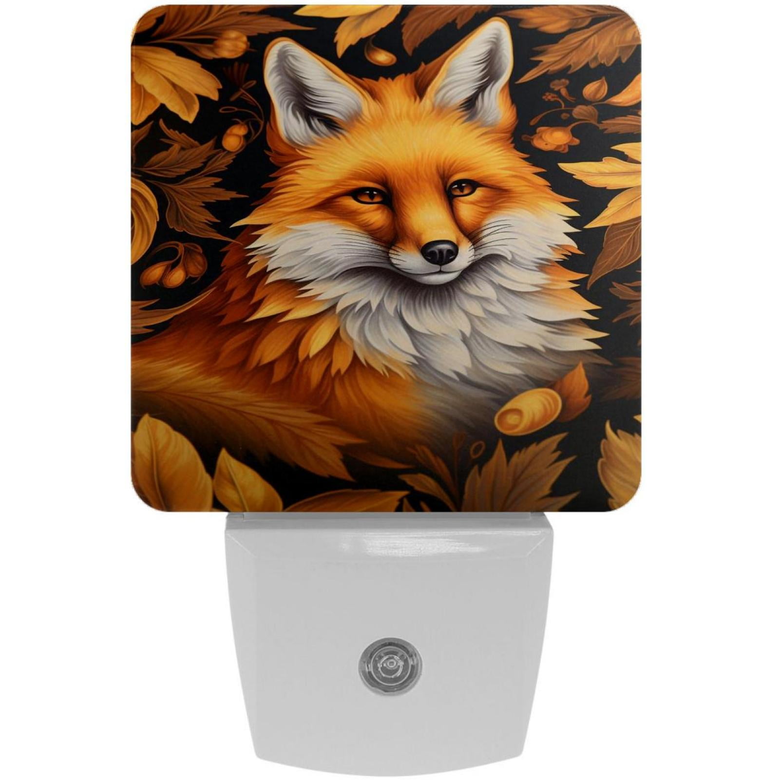 Fox LED Square Night Lights - Bedside Lighting Solution for a Soothing ...