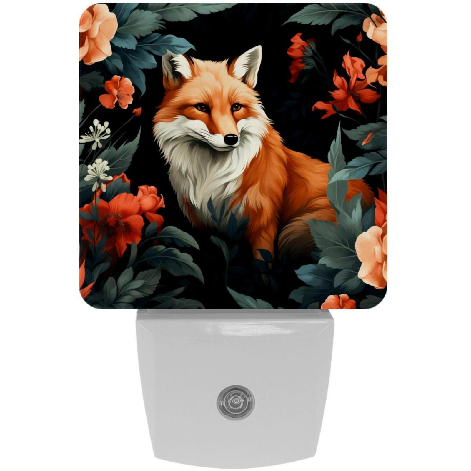 Fox LED Square Night Lights - Bedside Lighting Solution for a Soothing ...