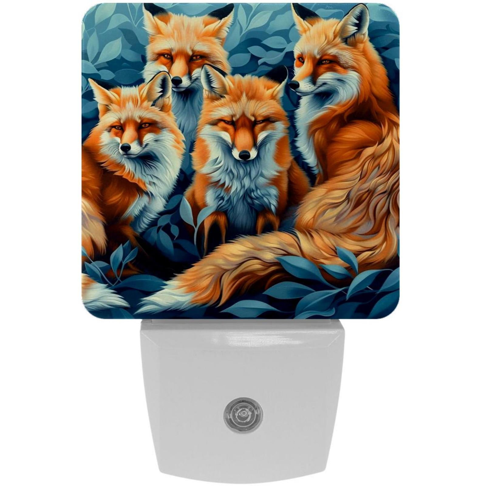 Fox LED Square Night Lights - Energy Efficient and Sleek Design - for ...