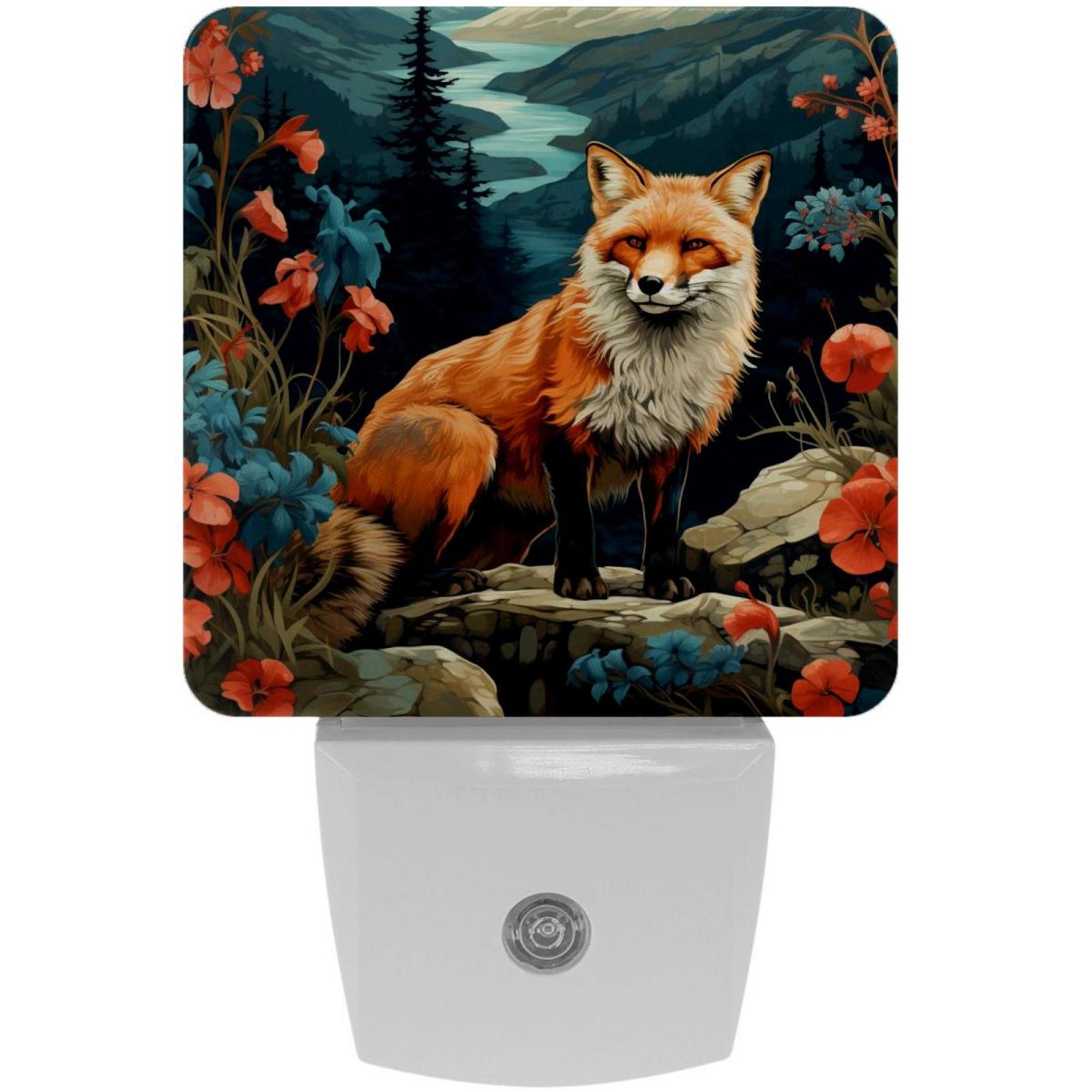 Fox LED Square Night Lights- Energy Efficient and Stylish Illumination ...