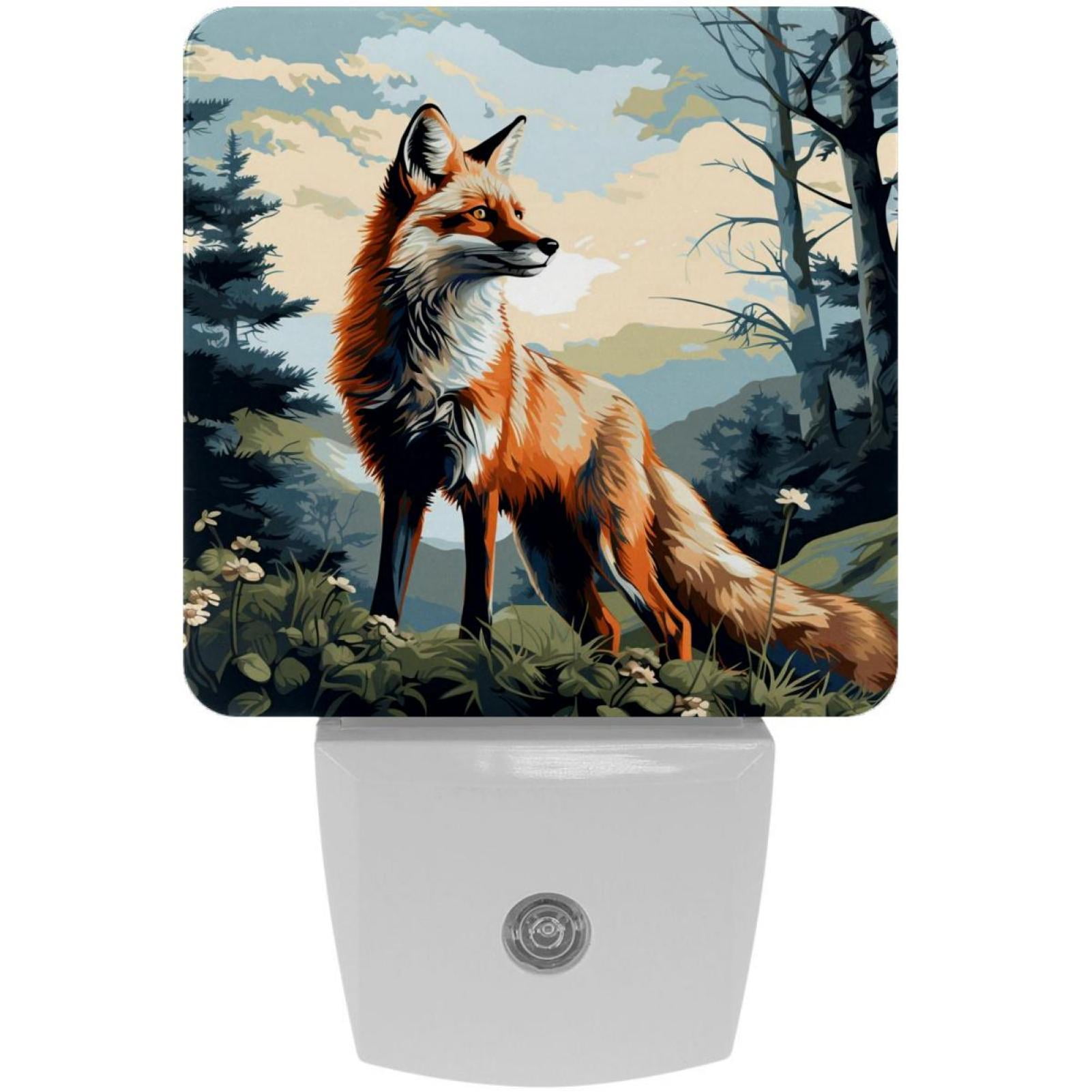 Fox LED Square Night Lights - Modern Design, Energy Efficient Indoor ...