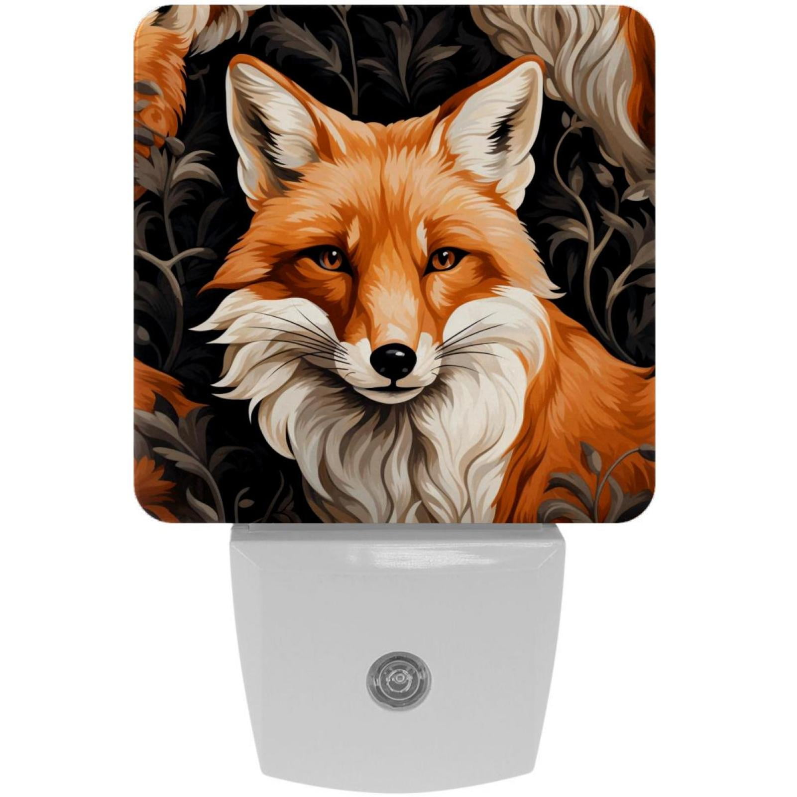 Fox LED Square Night Lights- Modern and Energy Efficient Bedside Lamps ...