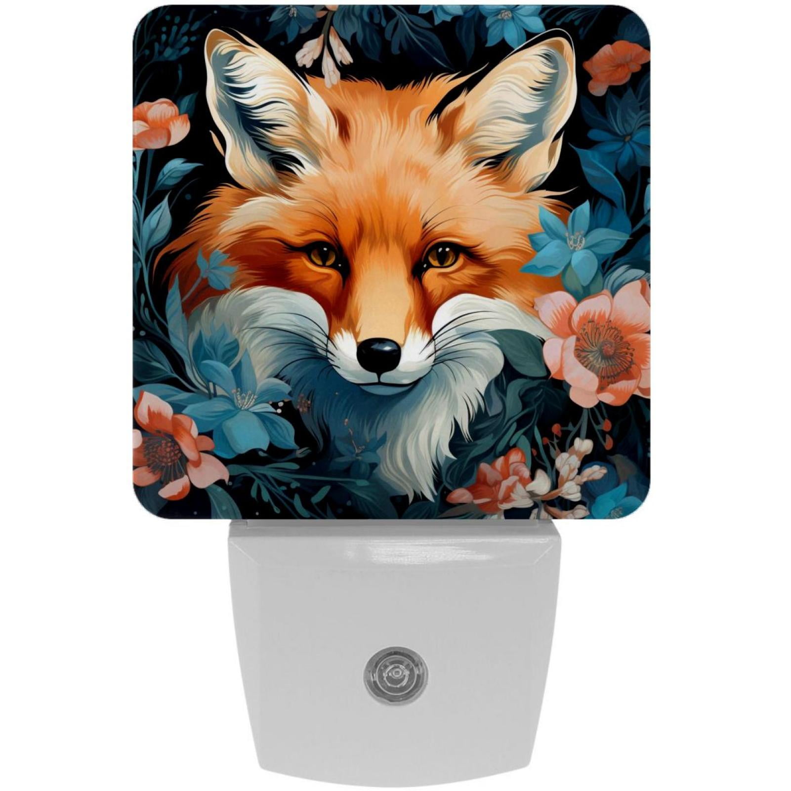 Fox LED Square Night Lights - Stylish and Functional Nightlight for ...