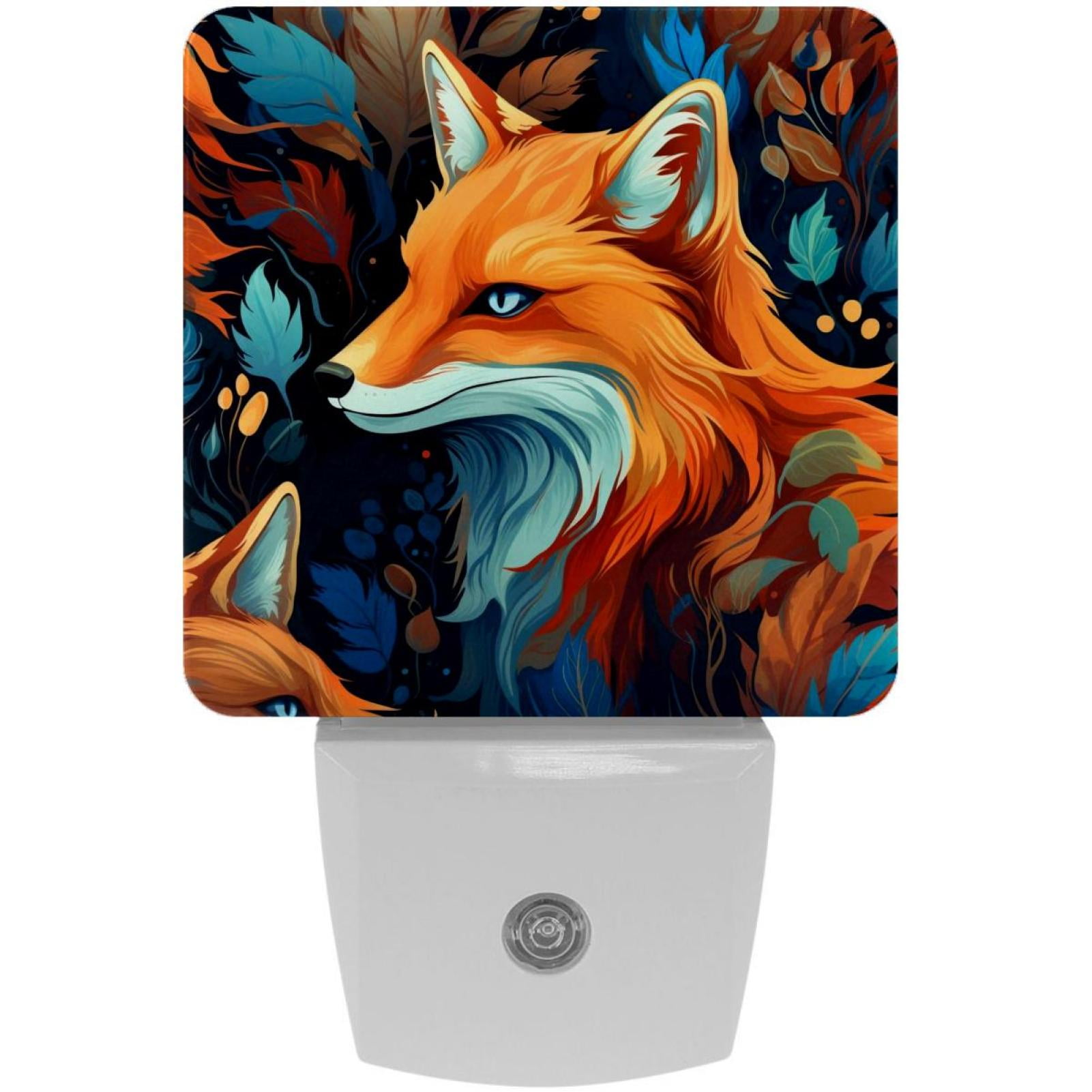 Fox LED Square Night Lights with Motion Sensor - Modern and Energy ...