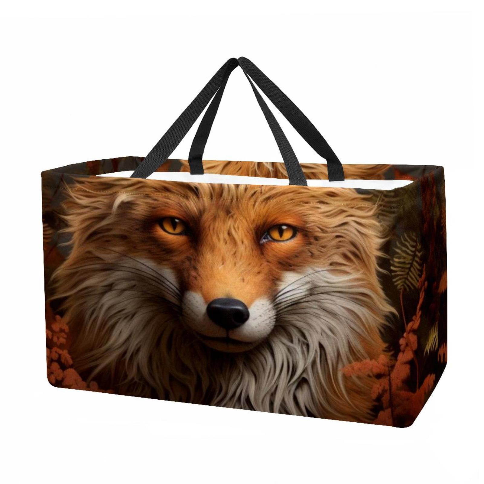 Fox Large Capacity Reusable Foldable Oxford Cloth Storage Bin: Laundry ...