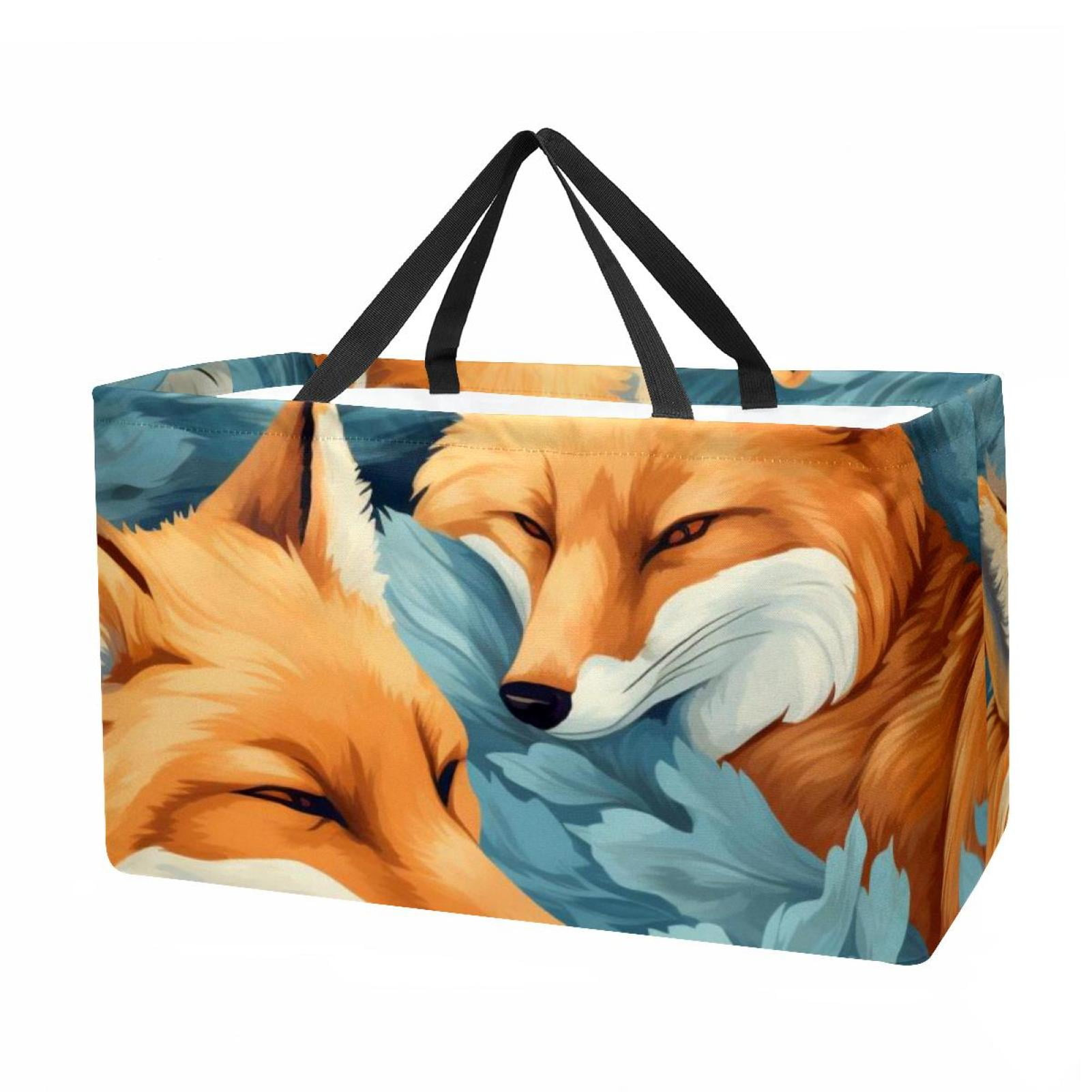 Fox Large Capacity Reusable Foldable Oxford Cloth Storage Bins ...