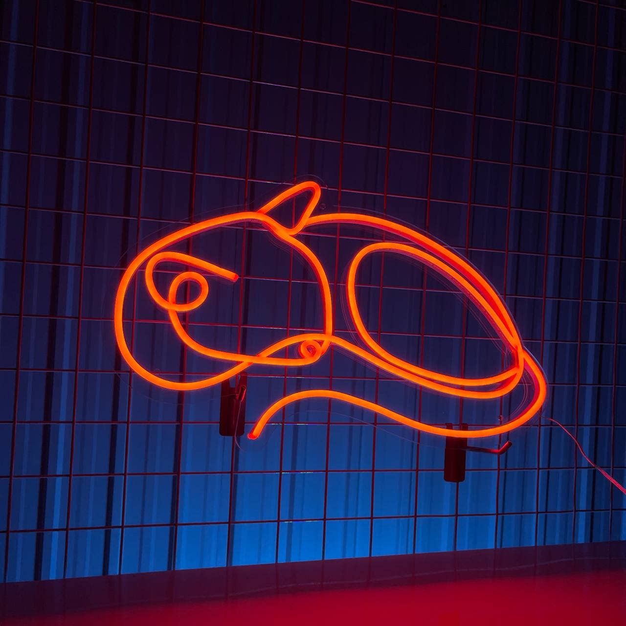 Fox Line Neon Sign, Animal Shop Wall Sign Décor - Walmart.com