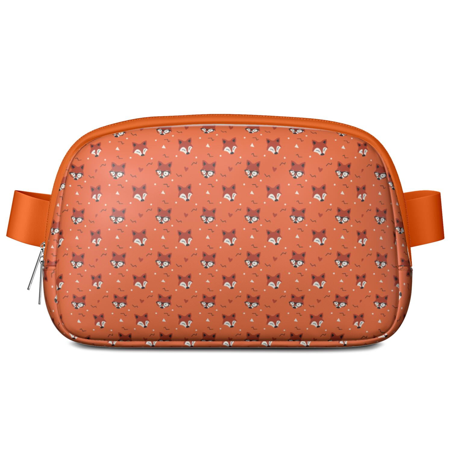 Fox Lover Fanny Pack - Adorable Foxy Print with Tree Silhouette ...