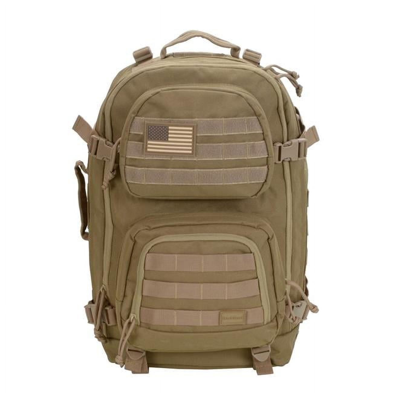 Fox Luggage 17 in. Military Tactical Laptop Backpack, Tan - Walmart.com