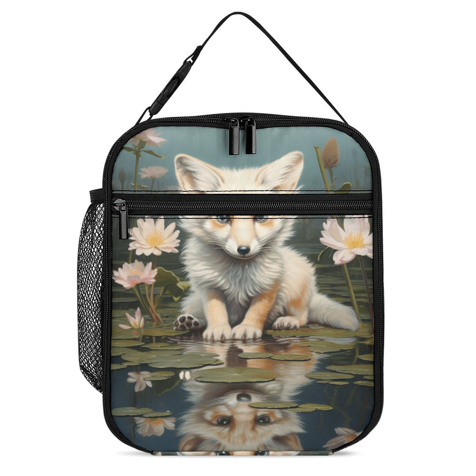 Fox Lunch Box for Women Portable Lunch Bag Reusable Lunchbox for Work ...