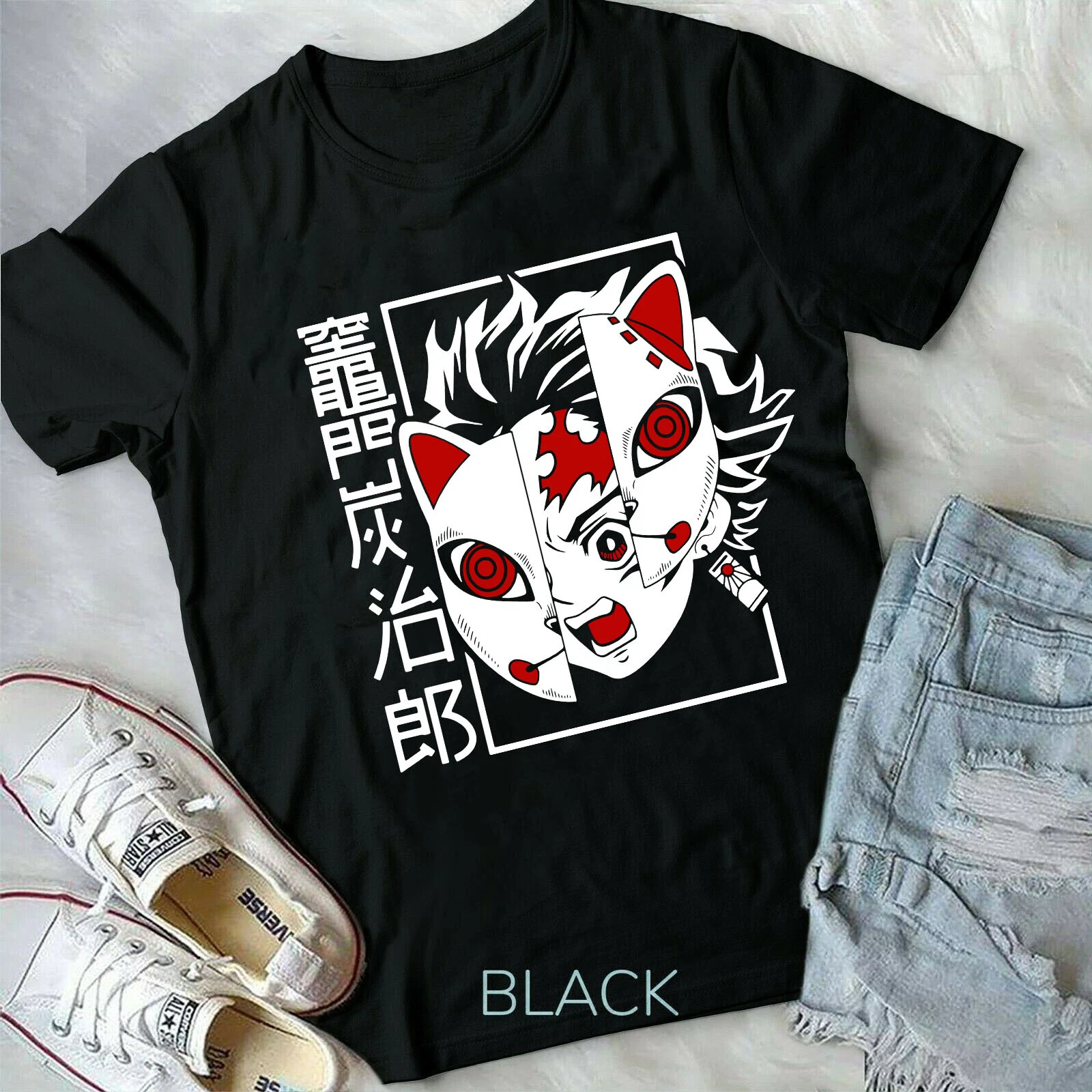 Fox Mask Of The Demon Slayer Tanjiro Kamado Kimetsu No Yaiba new Unisex ...