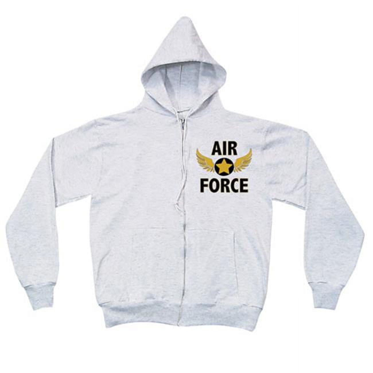 Fox Outdoor 64-877 L Air Force Wings Mens Zip Front Hooded Sweatshirt ...