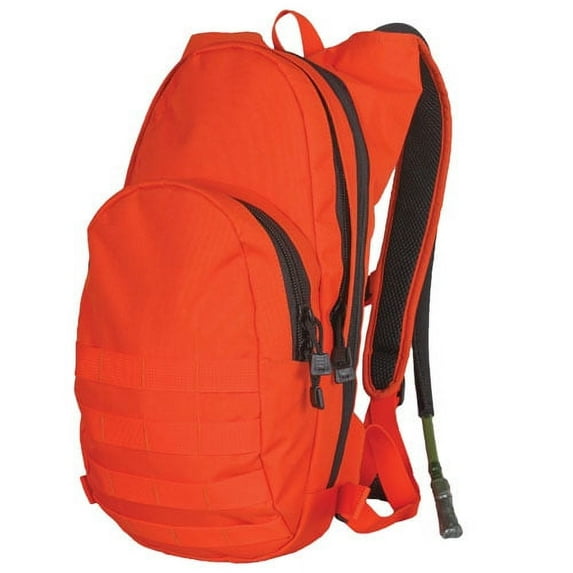 Fox Outdoor Compact Modular Hydration Backpack Bag W/ Hook Loop Closure Orange - Walmart.com