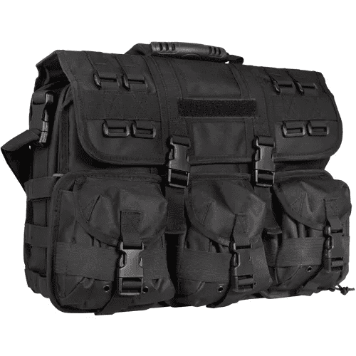Tactical Field Briefcase - Black - Walmart.com