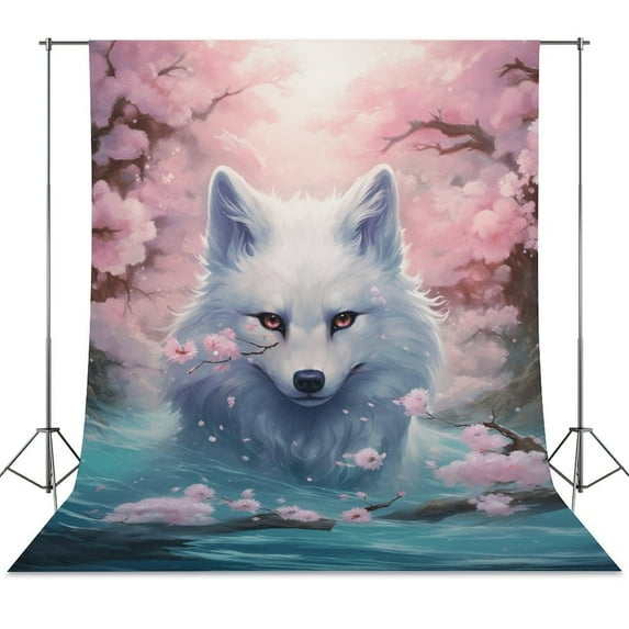 Fox Party Backdrop Birthday Decoration Backgrounds for Photographs ...