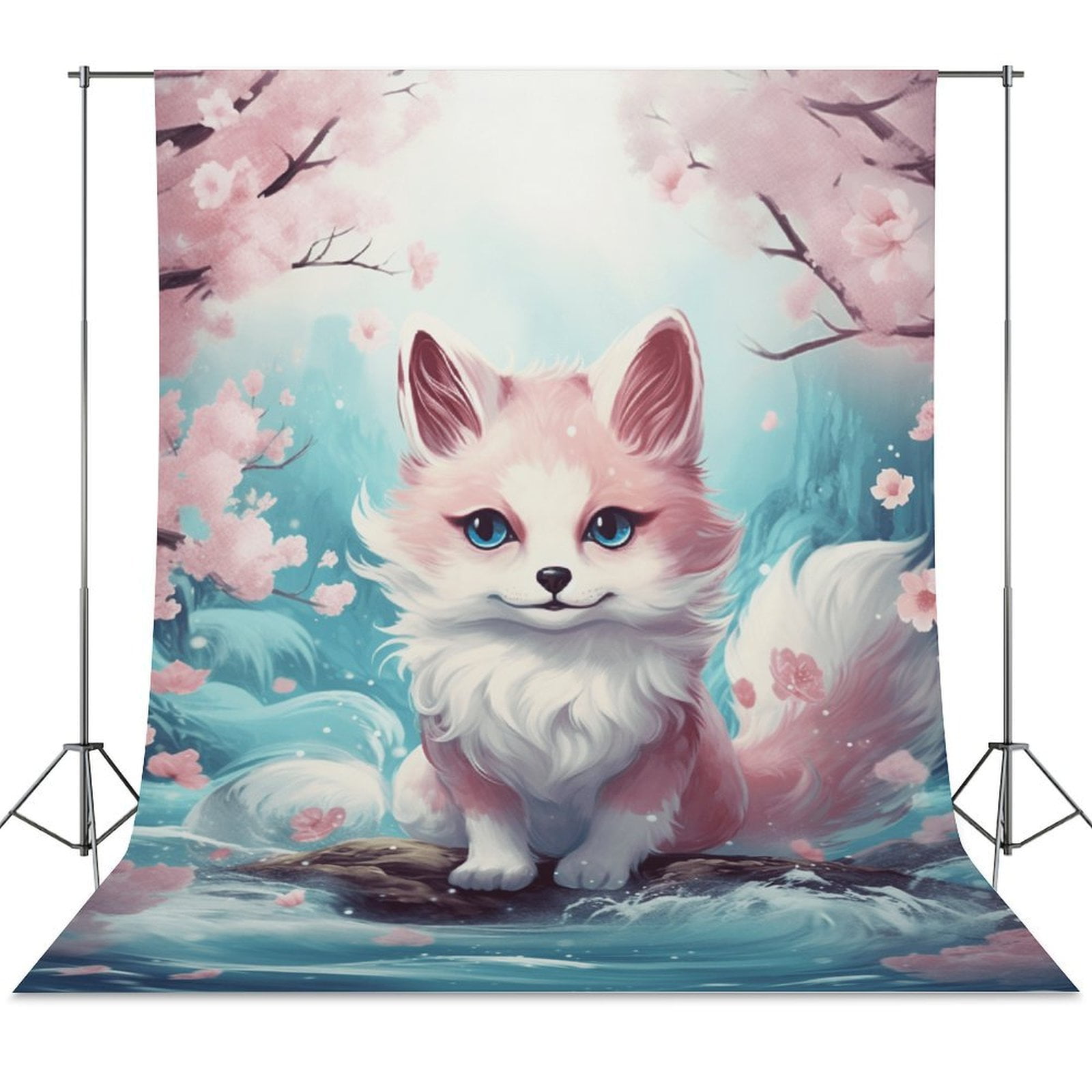 Fox Party Backdrop Birthday Decoration Backgrounds for Photographs ...
