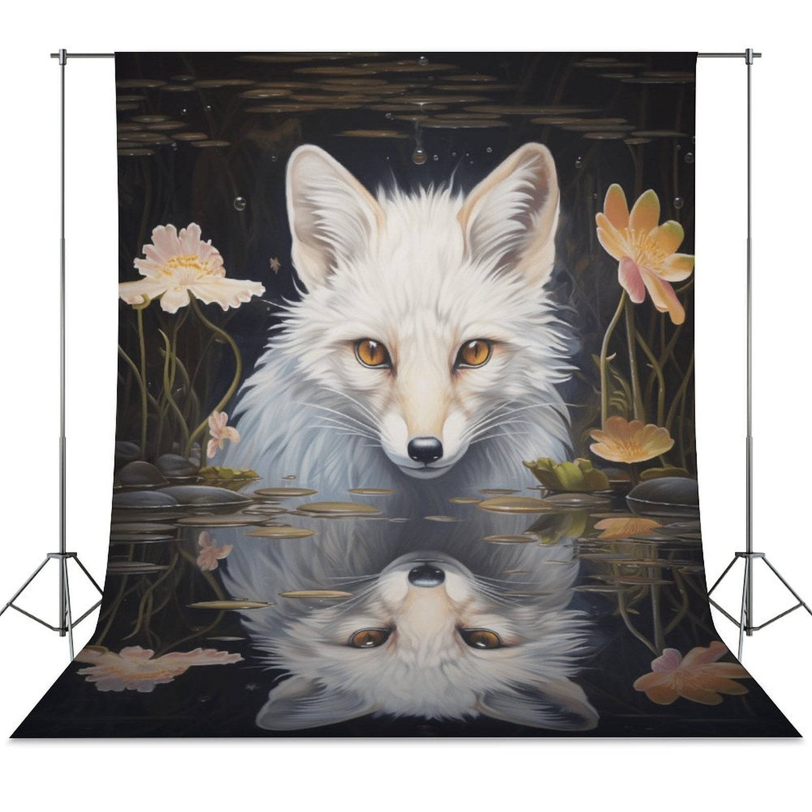 Fox Party Backdrop Birthday Decoration Backgrounds for Photographs ...