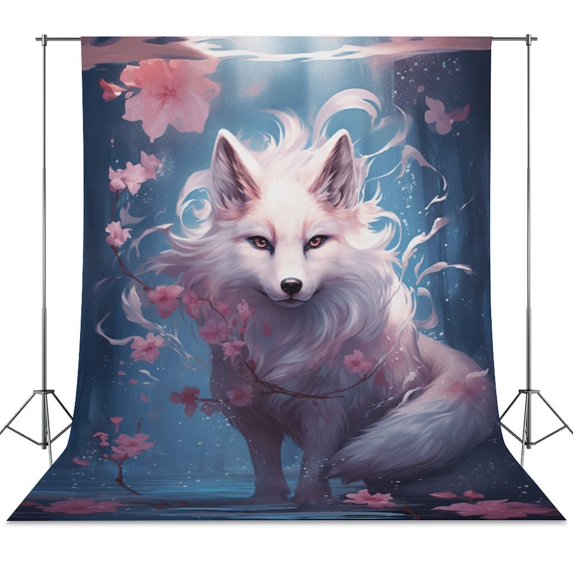 Fox Party Backdrop Birthday Decoration Backgrounds for Photographs ...