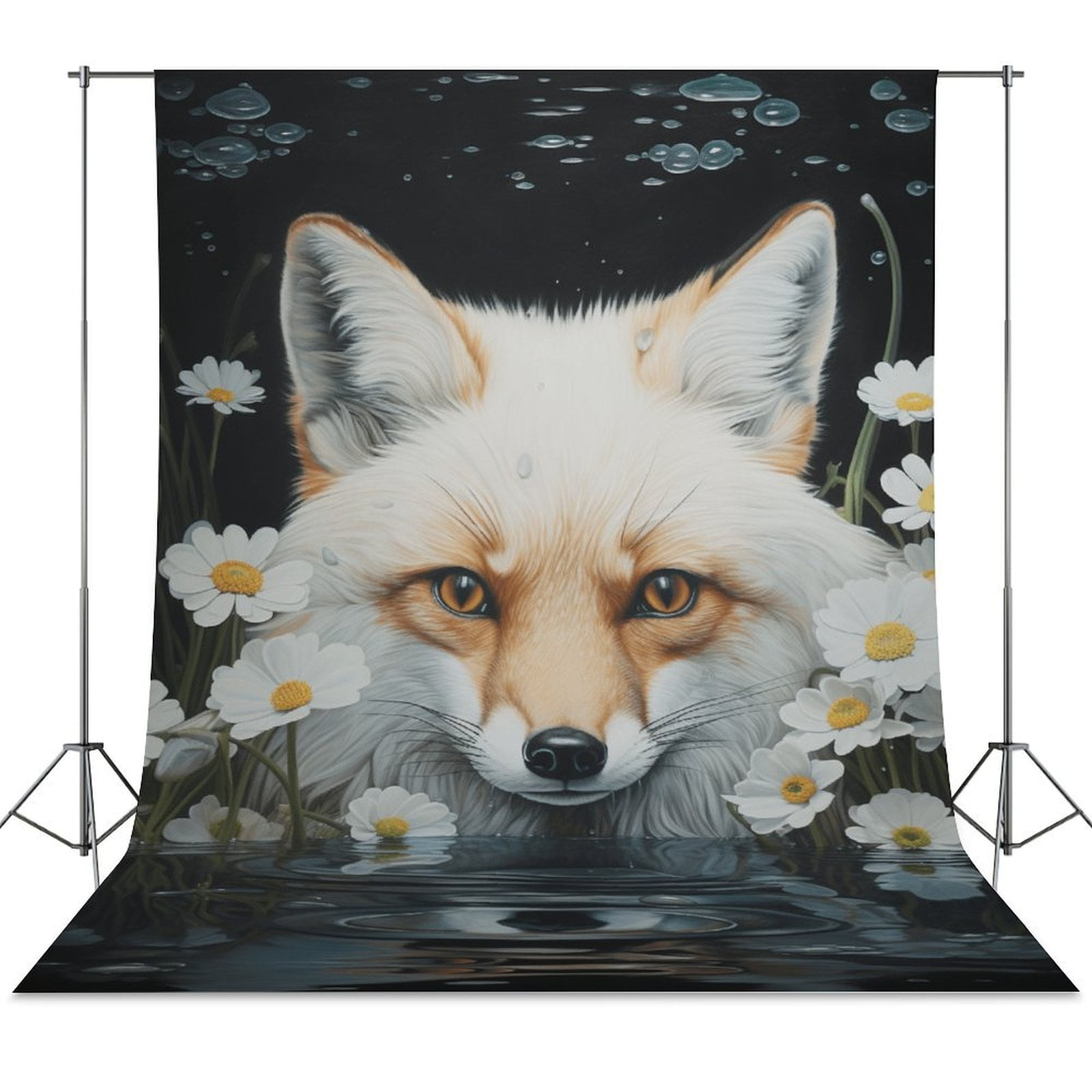 Fox Party Backdrop Birthday Decoration Backgrounds for Photographs ...