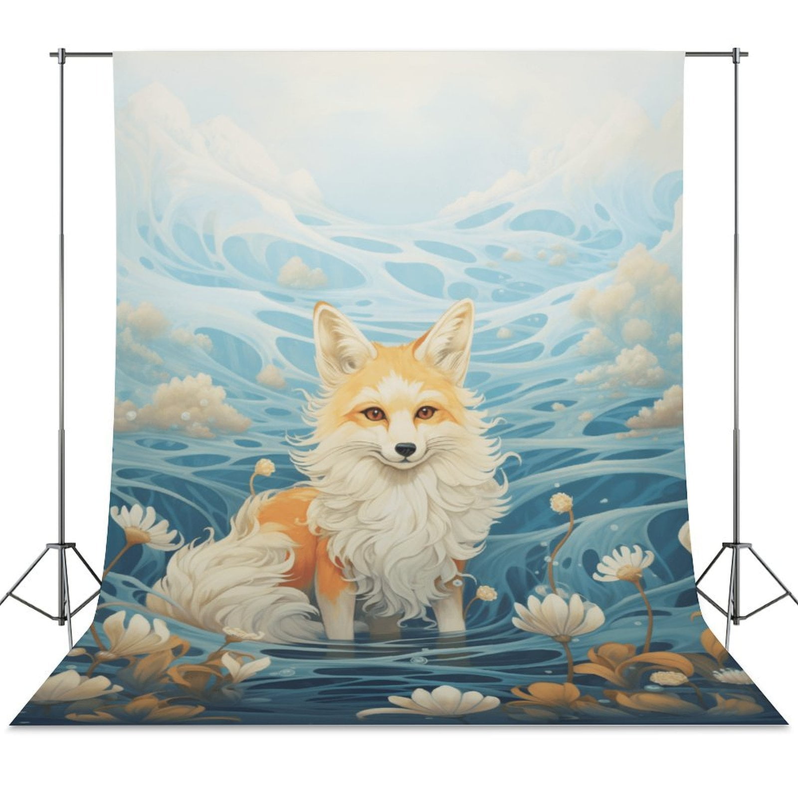 Fox Party Backdrop Birthday Decoration Backgrounds for Photographs ...