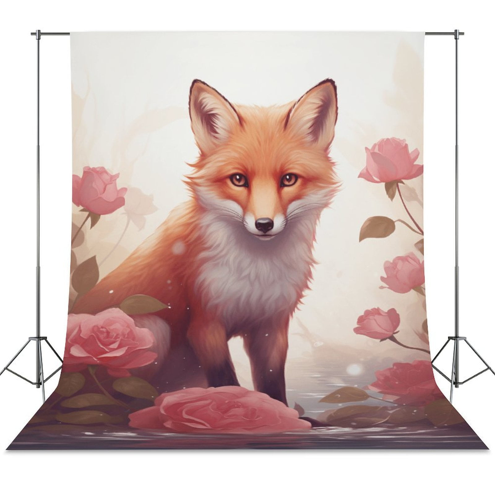 Fox Photography Backdrops Adult Photostudio Props Decors Backgrounds ...