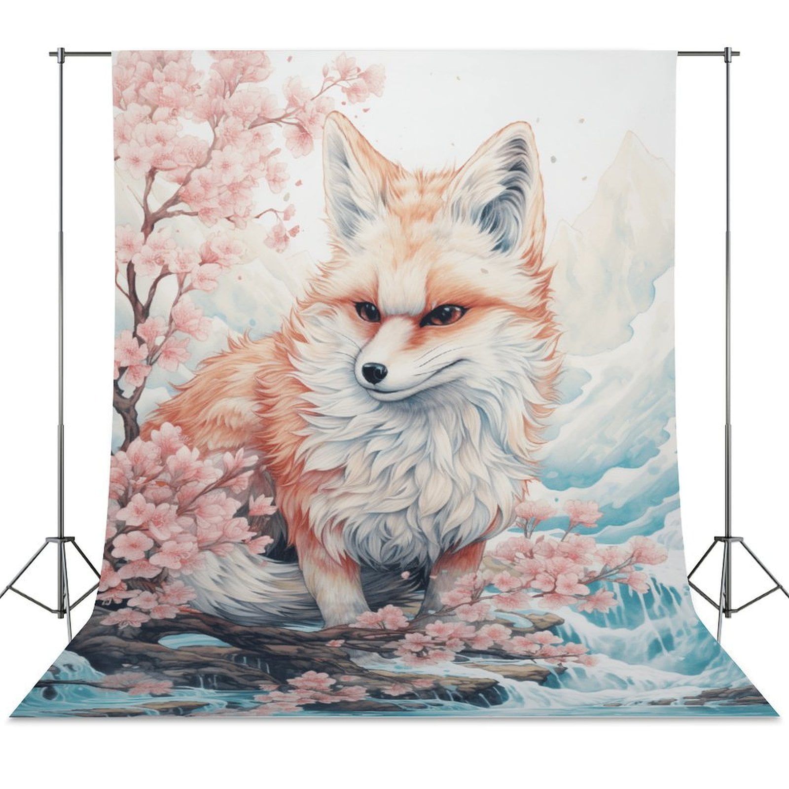 Fox Photography Backdrops Adult Photostudio Props Decors Backgrounds ...