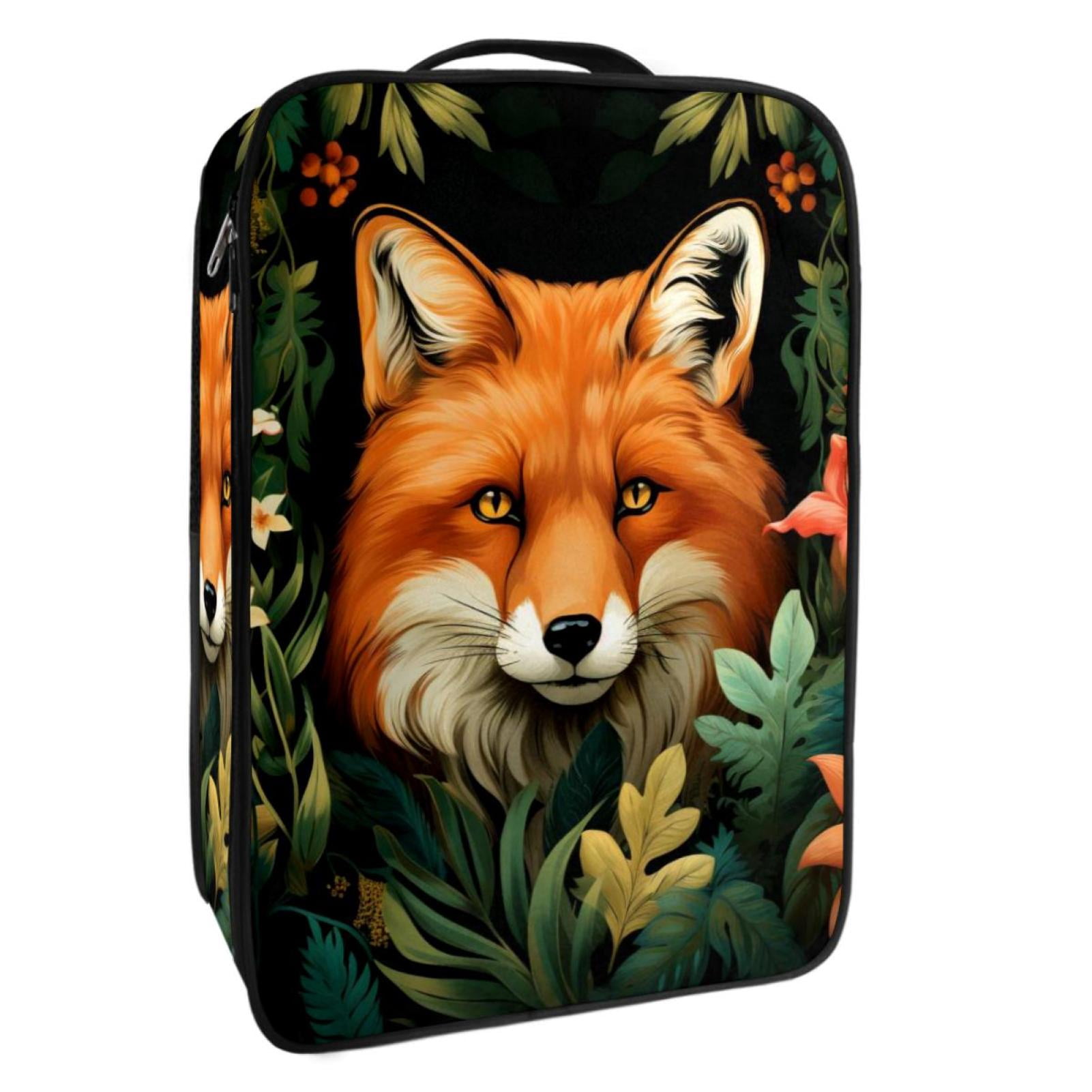 Fox Polyester Shoe Box Organizer, 23x31cm/9x12in, Closet Storage ...